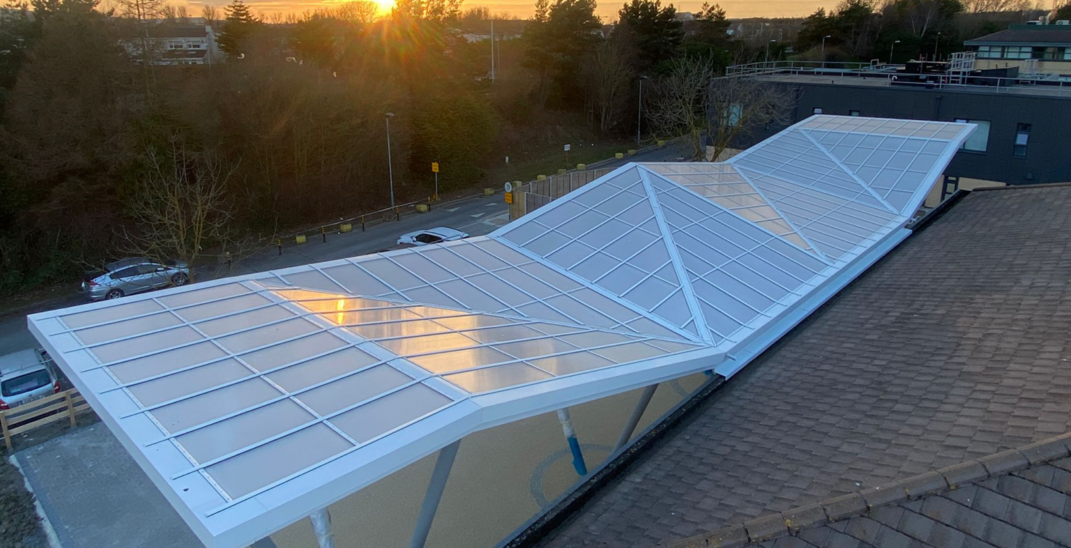 Tallaght Hospital Canopy - Access Plastics