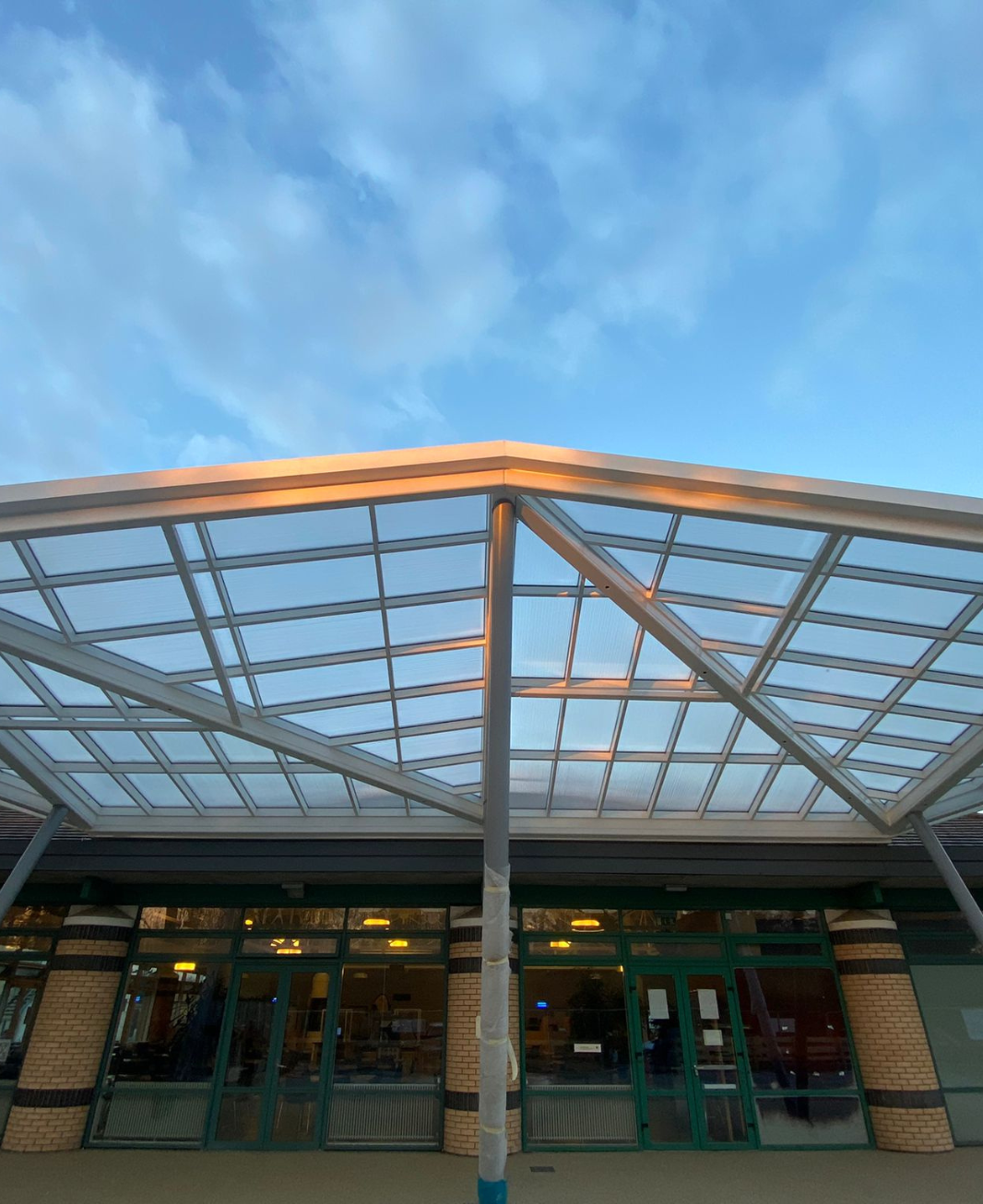 Tallaght Hospital Canopy - Access Plastics